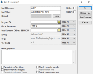 Arduino Pro Mini Library for Proteus: Simulating Your Circuits with ...